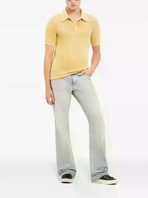 COURREGES Logo-patch Polo Shirt
