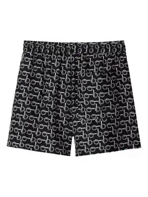 Burberry B-print Silk Shorts