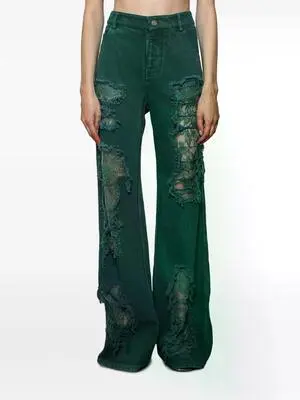 Christopher Esber Arboreal Wide-leg Jeans
