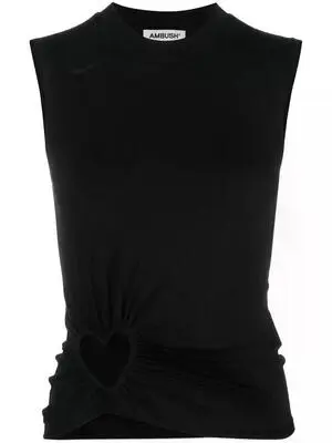 AMBUSH Heart Cut-out Top