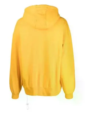 BONSAI Logo-print Cotton Hoodie - Orange