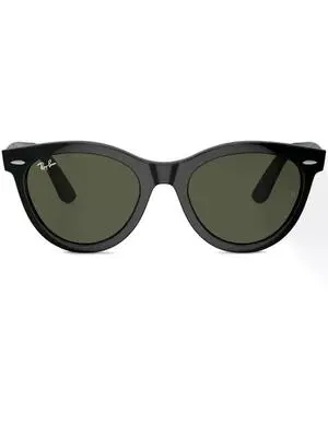 Ray-ban Wayfarer Round-frame Sunglasses - Black