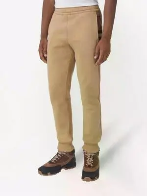 Burberry Check-pattern Track Pants - Neutrals