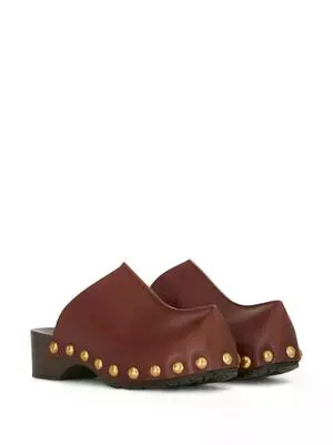 Etro Studded Leather Clogs