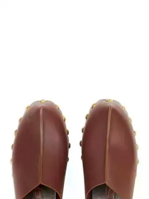 Etro Studded Leather Clogs