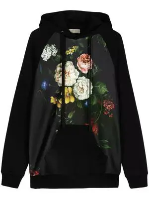 Elie Saab Floral Print Hoodie
