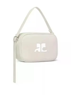 COURREGES Reedition Leather Camera Bag - Neutrals