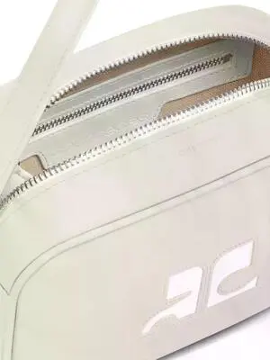 COURREGES Reedition Leather Camera Bag - Neutrals