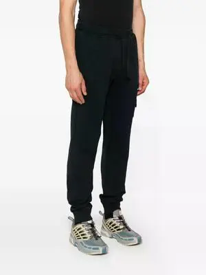 Stone Island Patch-pocket Drawstring Trousers - Blue
