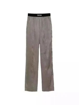 TOM FORD Polka Dot Pajama Pants Black