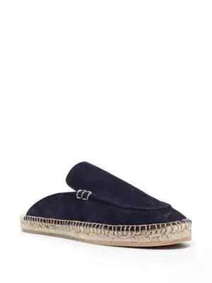 SCAROSSO Suede Jute-sole Espadrilles