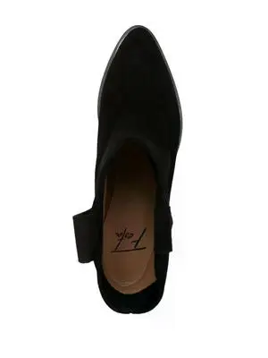 Roberto Festa Suede Cowboy Ankle Boots - Black