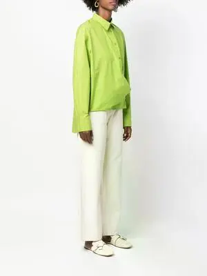LOW CLASSIC Wrap-around Asymmetric Shirt