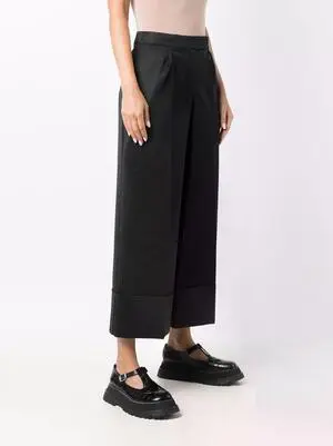 Simone Rocha Cropped Wide-leg Trousers