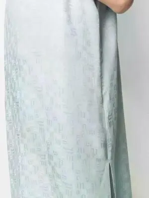 Palm Angels Monogram-print Slip Dress