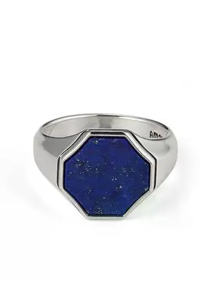 Emanuele Bicocchi Hex Signet Ring - Silver