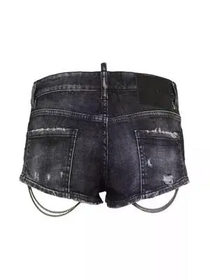 Dsquared2 Chain Denim Hot Pants