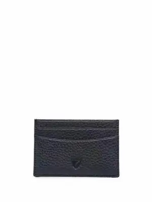ASPINAL OF LONDON Grain Leather Card Holder - Blue