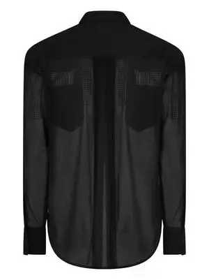 Dsquared2 Fringed Panelled Shirt