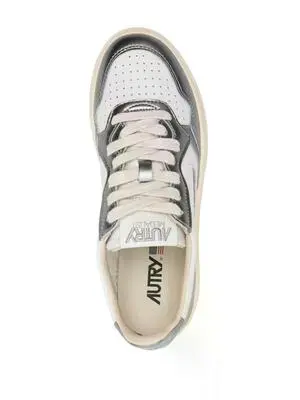 AUTRY Medalist Leather Sneakers - Grey