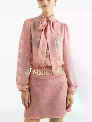 Dolce & Gabbana Dna Logo Devoré Shirt