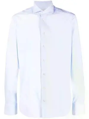 TRAIANO MILANO Longsleeved Pointed-collar Shirt
