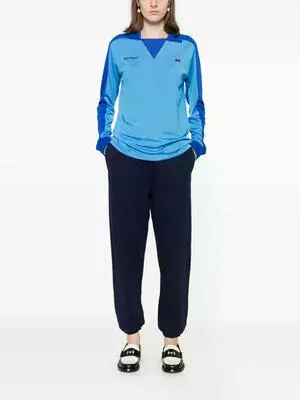 Polo Ralph Lauren Navy Cotton Jersey Sweatpants With Embroidered Polo Pony