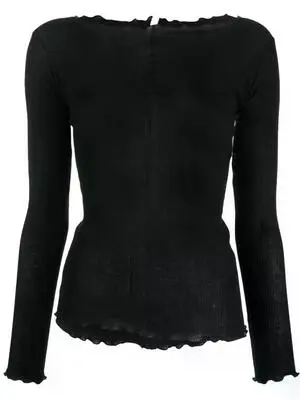 BASERANGE Pama Boat-neck Organic Cotton Top