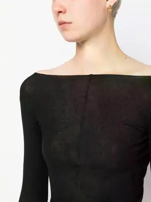 BASERANGE Pama Boat-neck Organic Cotton Top