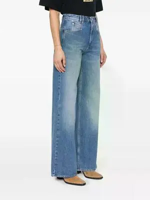 Isabel Marant Étoile Lemony Wide-leg Jeans