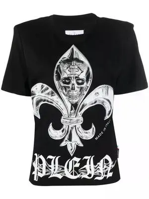 Philipp Plein Padded Shoulder T-shirts For Women
