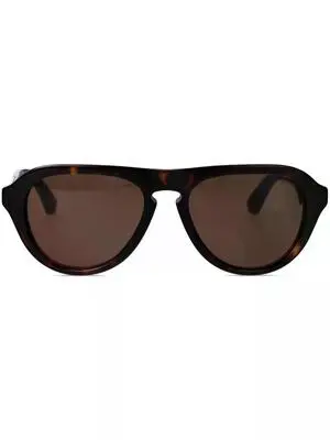 Burberry Round-frame Sunglasses - Brown