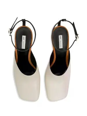 AMI Paris 85mm Wedge Mules