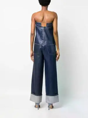 Alexander Wang Strapless Denim Jumpsuit