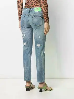 Philipp Plein Distressed Boyfriend Jeans
