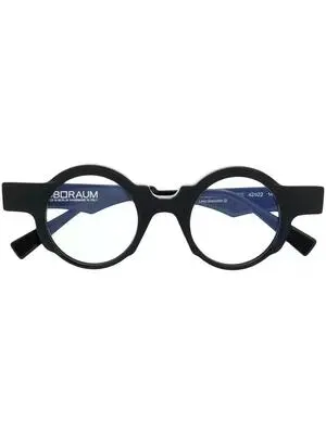 KUBORAUM Round-frame Glasses - Black