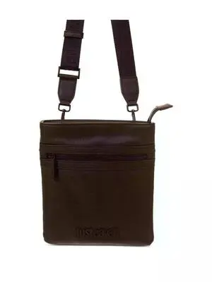 Just Cavalli Embossed Logo Shoulder Bag