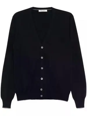 FILERIA Fine-knit Virgin Wool Cardigan