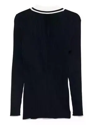 Alberta Ferretti Contrast-trim Jumper