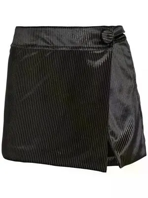 AMIR SLAMA Lurex-detail Mini Skirt