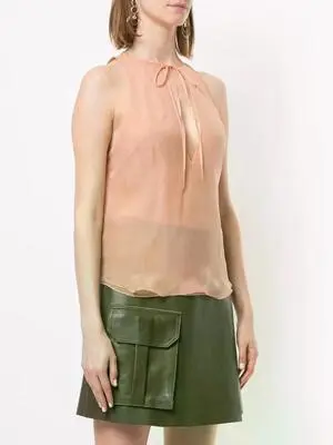 Dsquared2 Sleeveless Silk Blouse