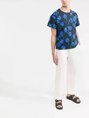 Kenzo Floral-print Cotton T-shirt