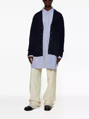 MAISON MARGIELA Pleated Trousers - Neutrals
