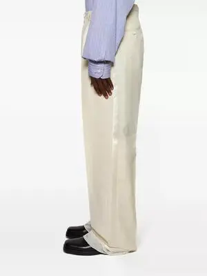 MAISON MARGIELA Pleated Trousers - Neutrals
