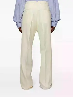 MAISON MARGIELA Pleated Trousers - Neutrals