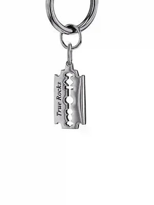TRUE ROCKS Razor Hoop Earring - Silver