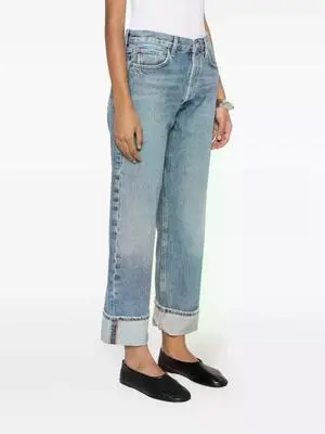 AGOLDE Fran Mid-rise Straight-leg Jeans