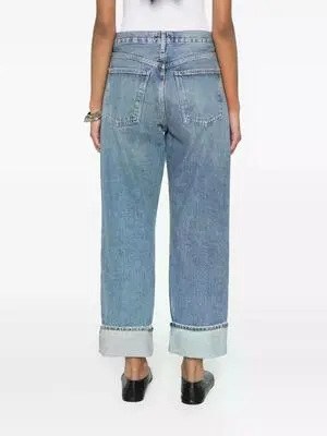AGOLDE Fran Mid-rise Straight-leg Jeans