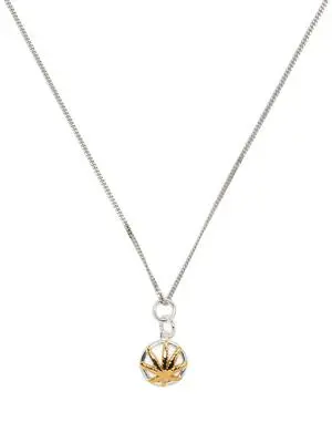 TRUE ROCKS Marijuana Leaf Pendant Necklace