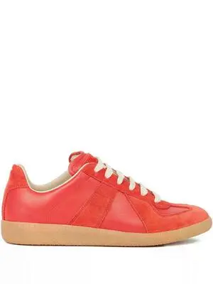 MAISON MARGIELA Replica Leather Sneakers - Red